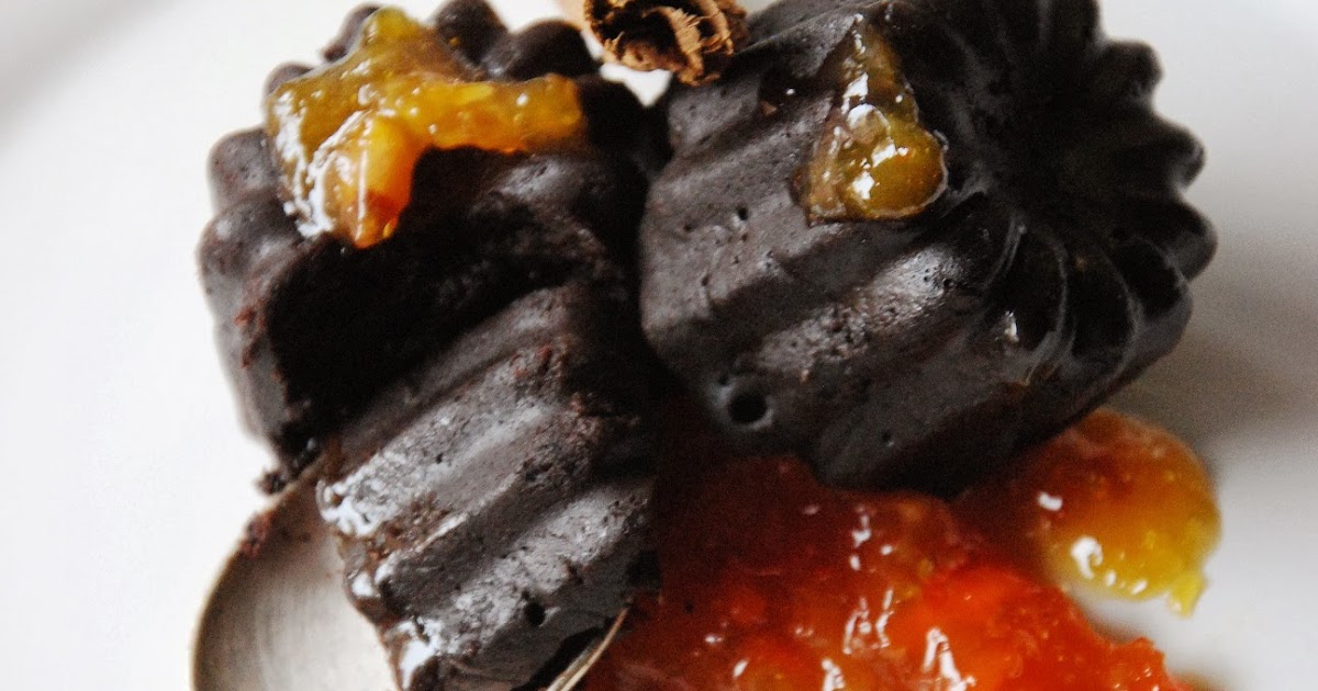 Capricho de chocolate con confitura de naranja — Chez Silvia