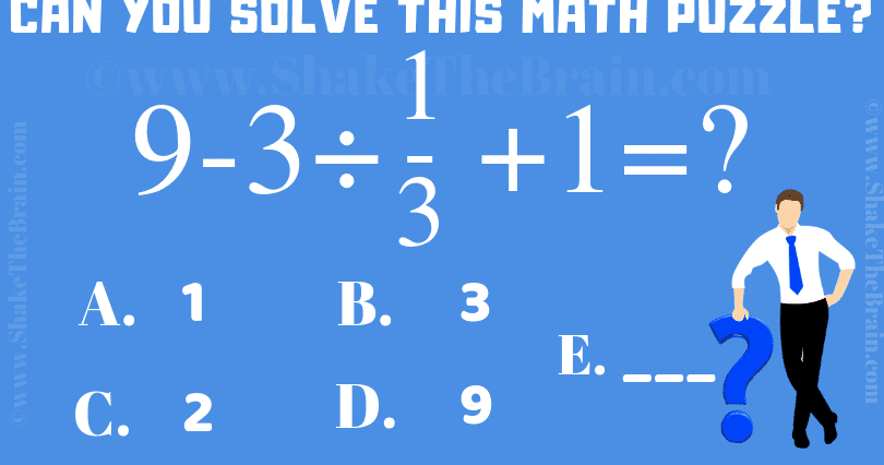 Math Quick Question for Students with Answer