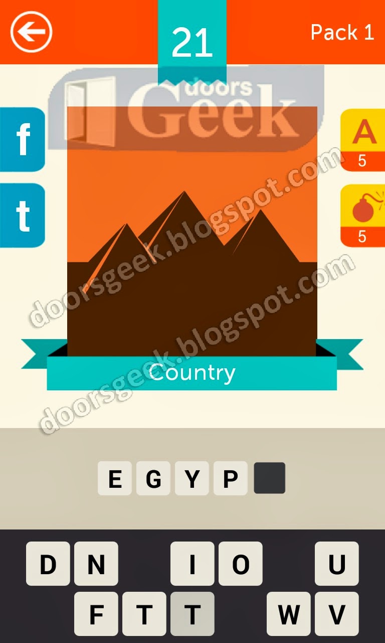 Mega Quiz [Pack 1] Level 21 ~ Doors Geek