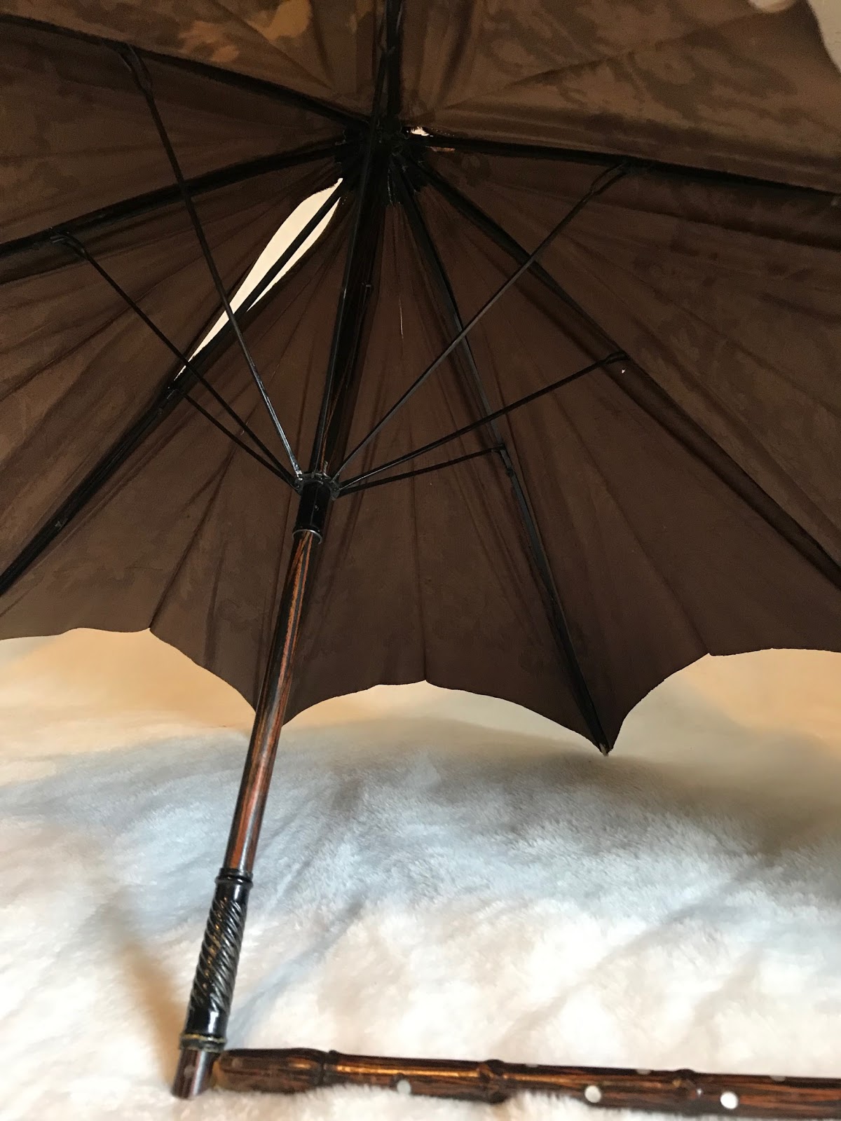 A Time in History: Two 1840's Folding Parasols and a Parasol Box