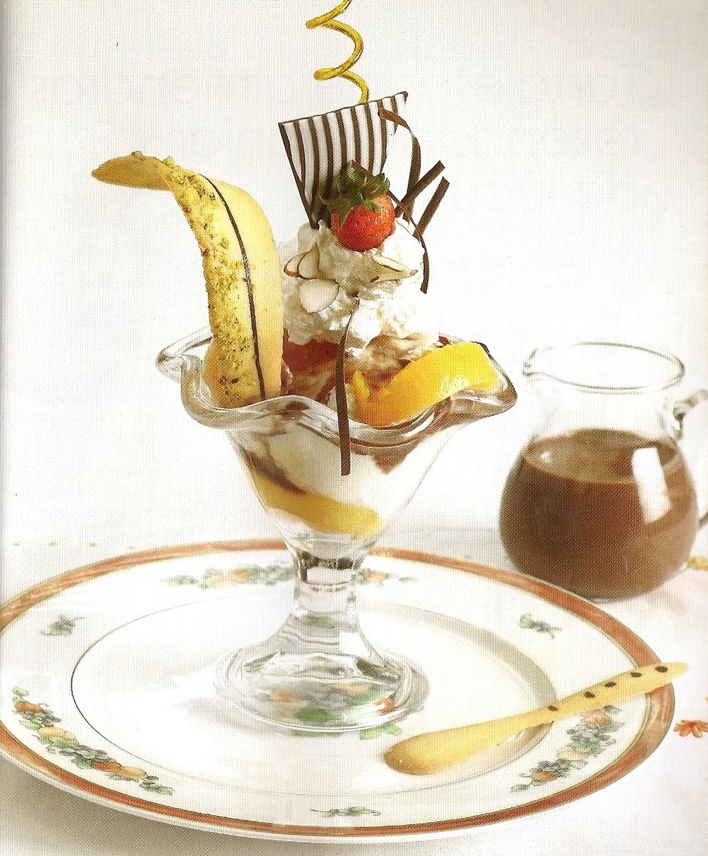 Como hacer helado copa melba ~ lodijoella