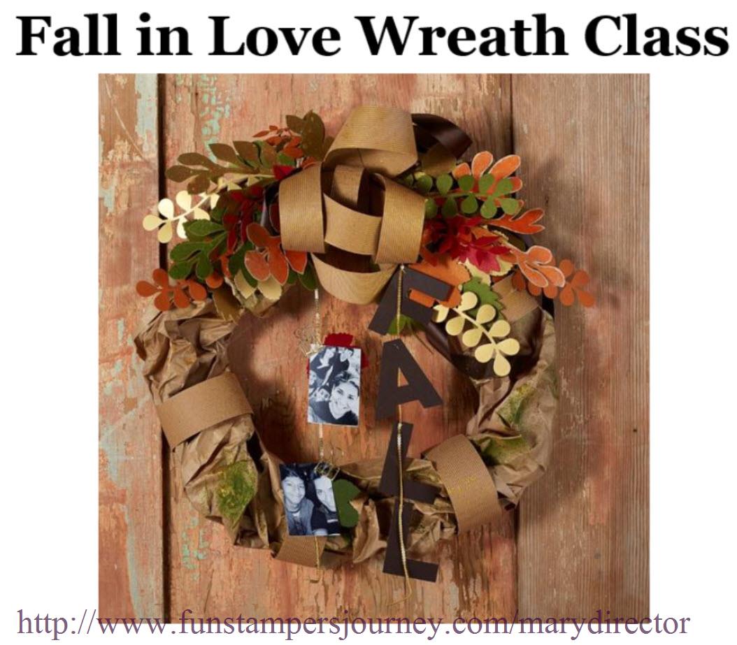 KreatesKards Journey: Fall in Love Wreath Class Kit - Limited ...