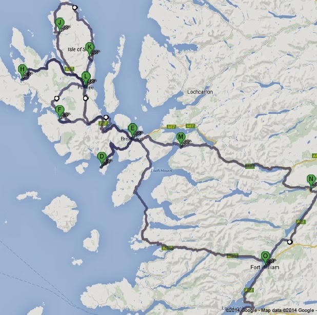 velovoice: Scotland Cycling Tour - Route Planning!