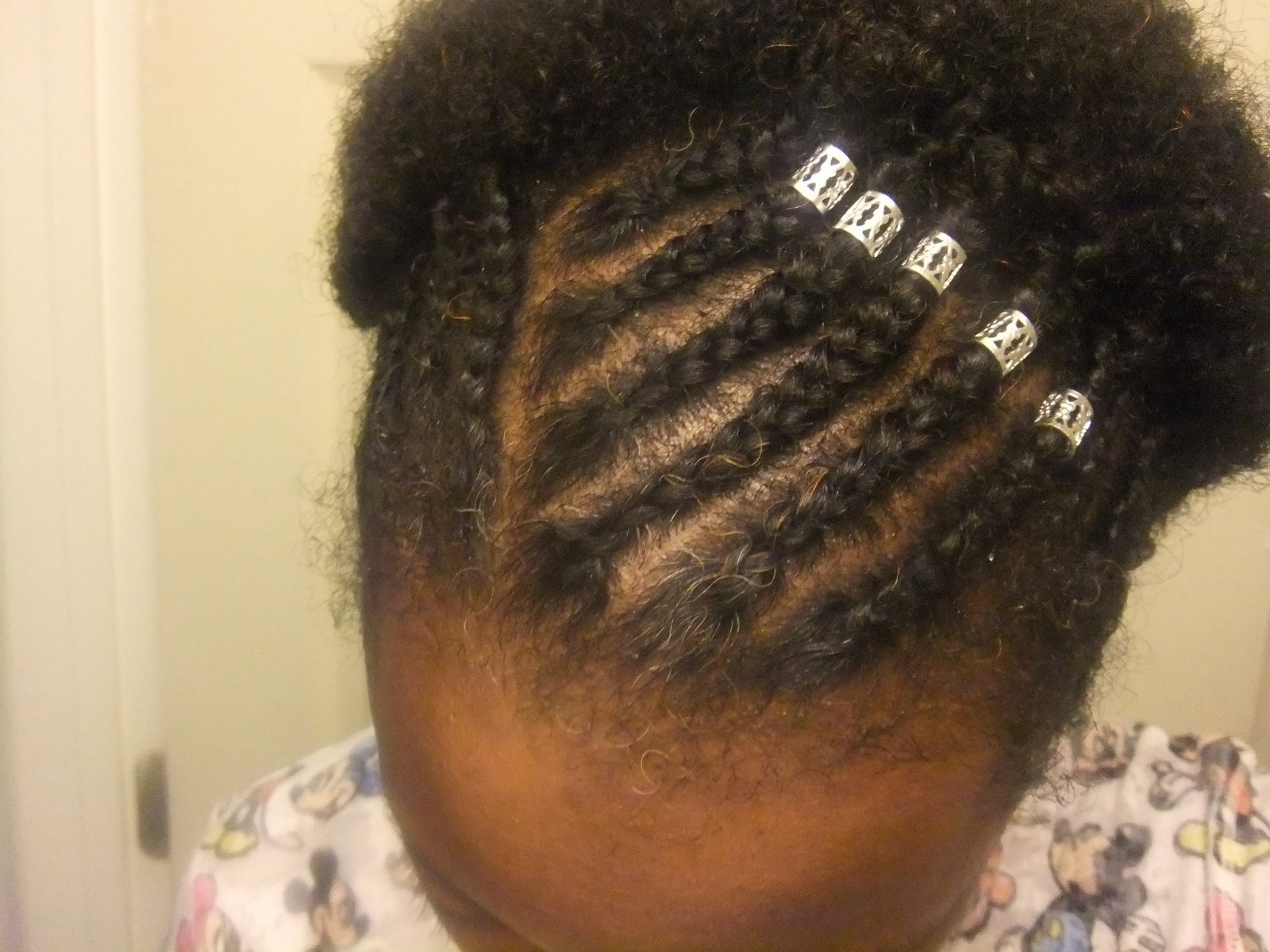 ALL NAPTURAL: Cornrows and Puff