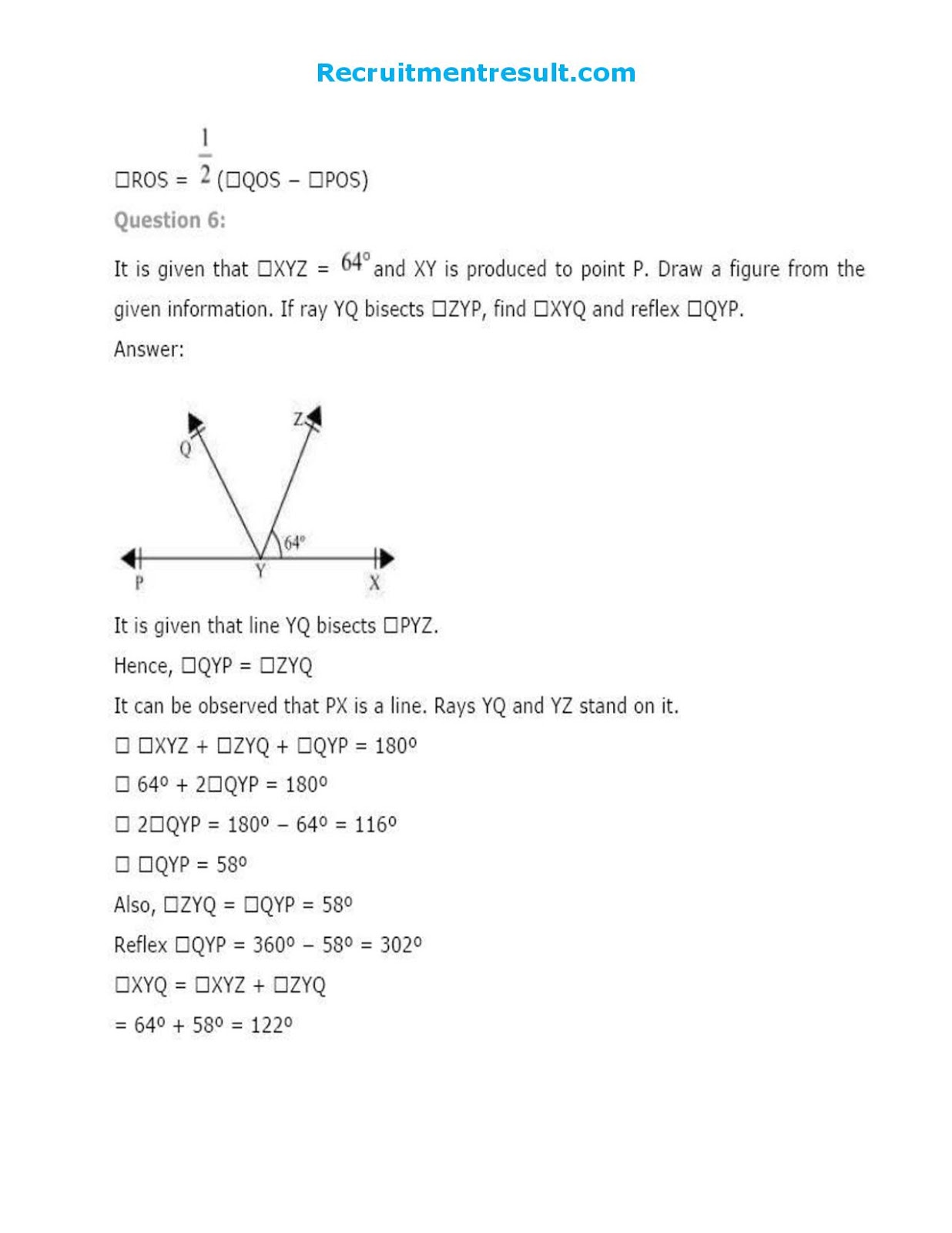 MathS HUB: Chapter 6 Lines And Angles