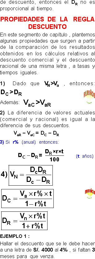 REGLA DE DESCUENTO COMERCIAL EJERCICIOS RESUELTOS PDF