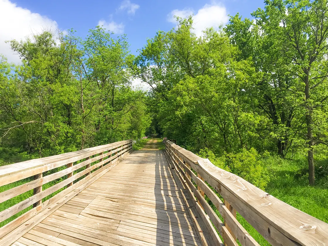 Biking the Badger State Trail