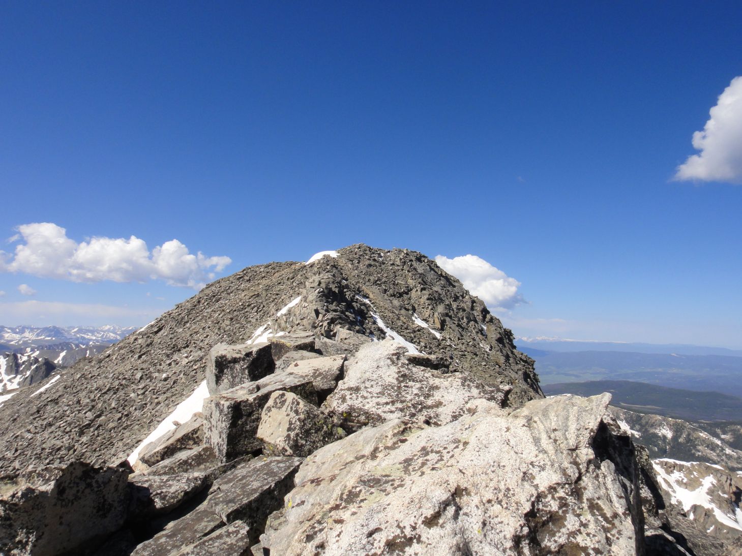 Hiking Rocky Mountain National Park: Apache Peak via Queens Way couloir.