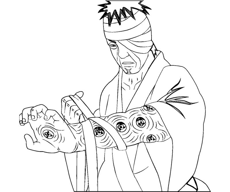 Danzo Shimura 5 Coloring | Crafty Teenager