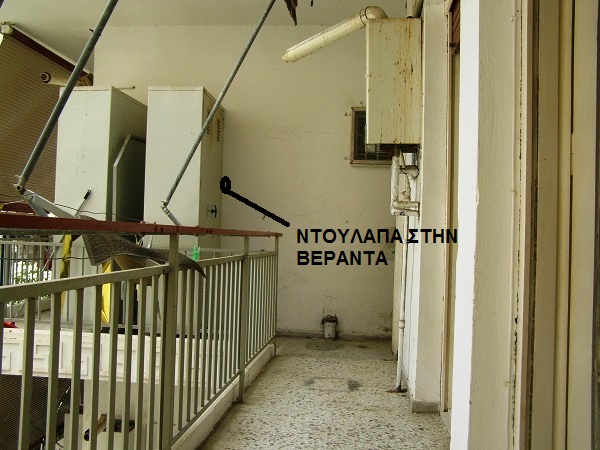 9) ενοικιαζεται δυαρι λαρισα: 180€ 45τμ στο κεντρο λαρισας