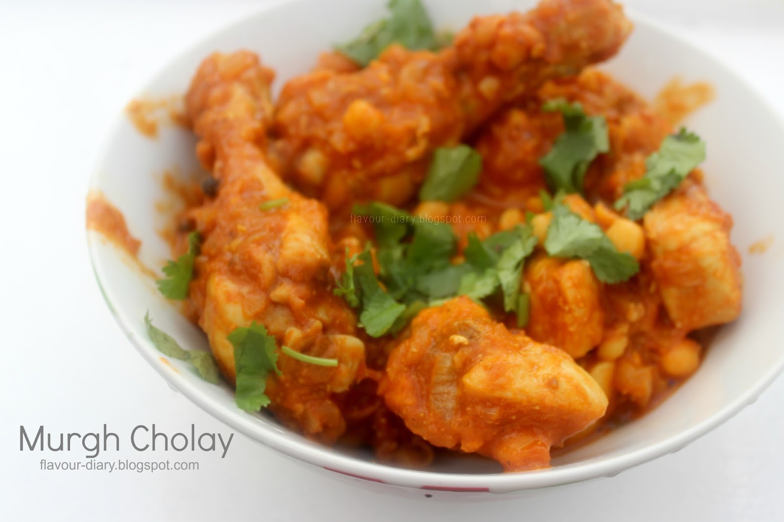 Flavour Diary: Murgh Cholay --- Chicken Chickpea Curry