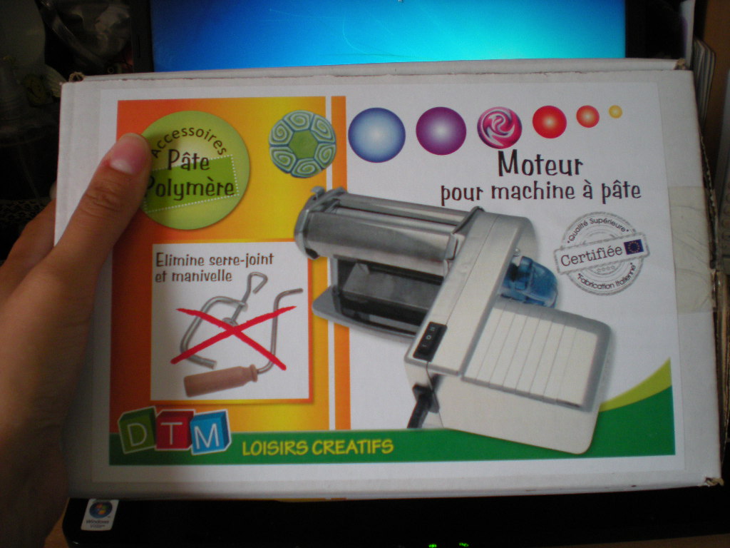 Le paradis d'Ilshim °´¯)*¤°•: Moteur pour machine à pâte fimo
