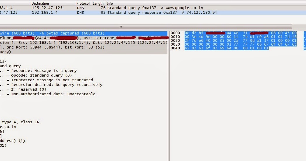 Security Unplugged Dns A Record Queryresponse