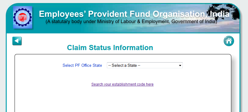EPF - Know Your Claim Status - India ITR
