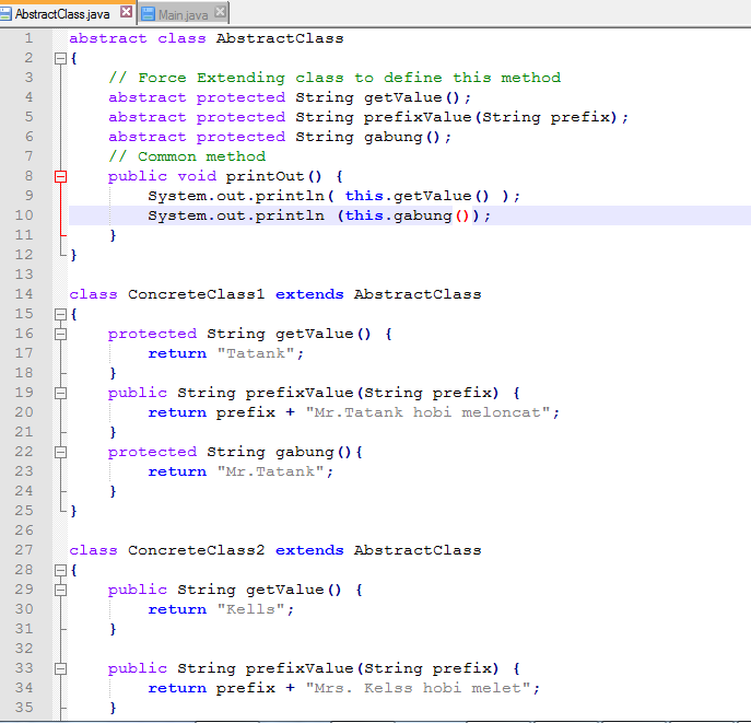 ABSTRACT CLASS DAN INTERFACE PADA JAVA