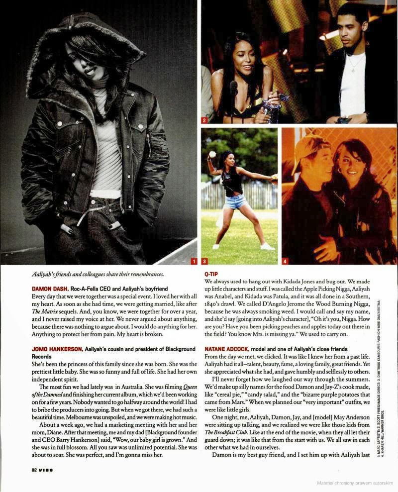 Aaliyah Archives: Aaliyah Dana Haughton 1979 – 2001: Vibe Magazine ...