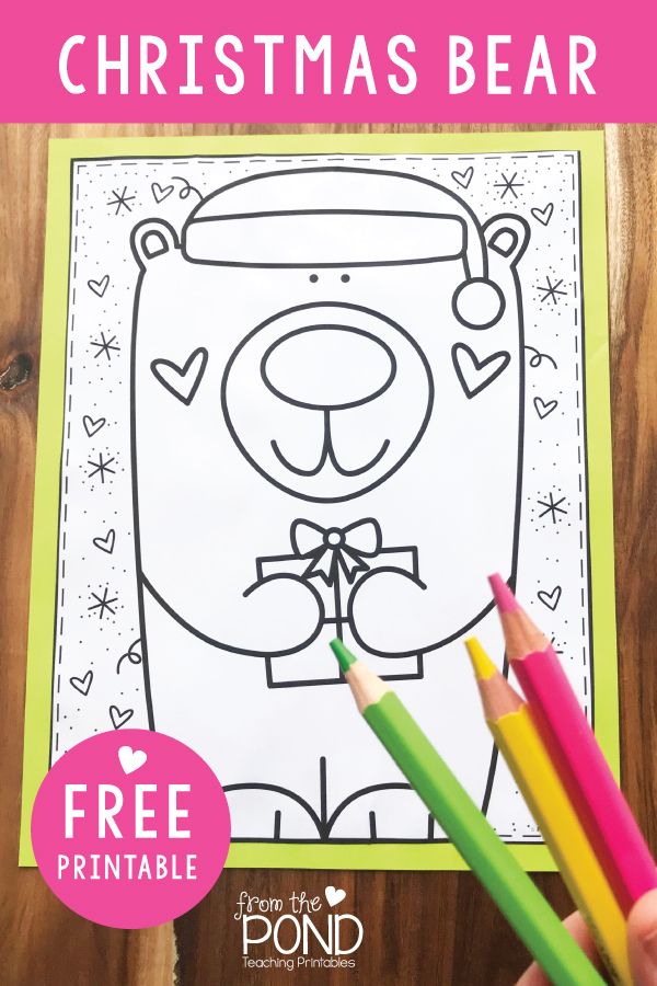 Bear Coloring Pages | From the Pond