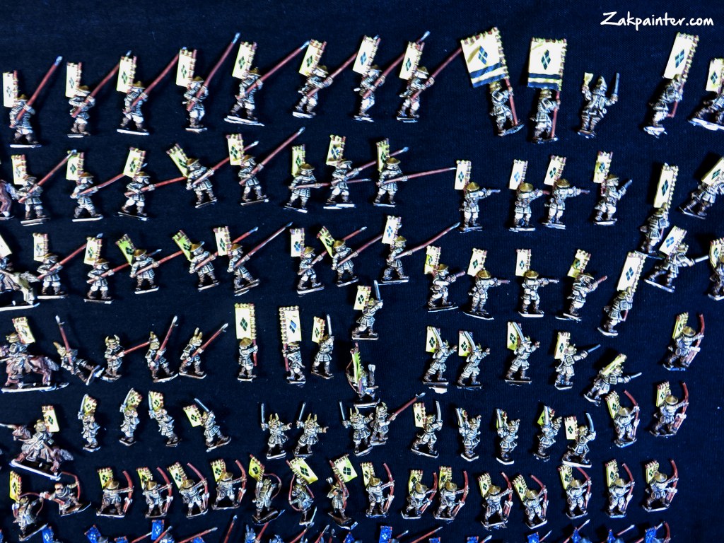 ZakGallery: Painted 15mm Samurai army