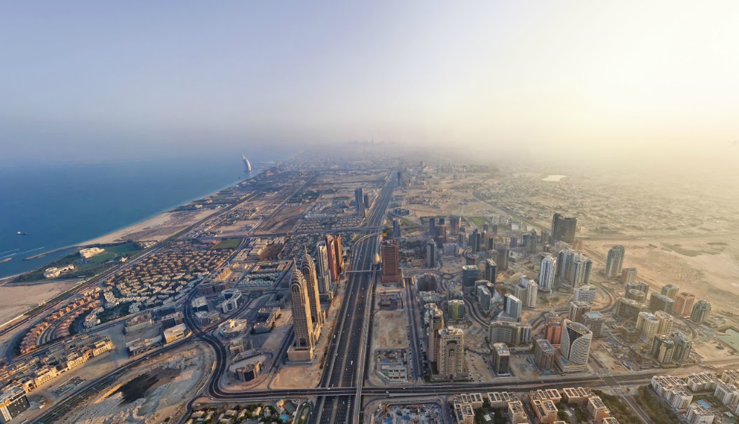 Ludovic Morgane Abu Dhabi: Dubai vu du ciel...