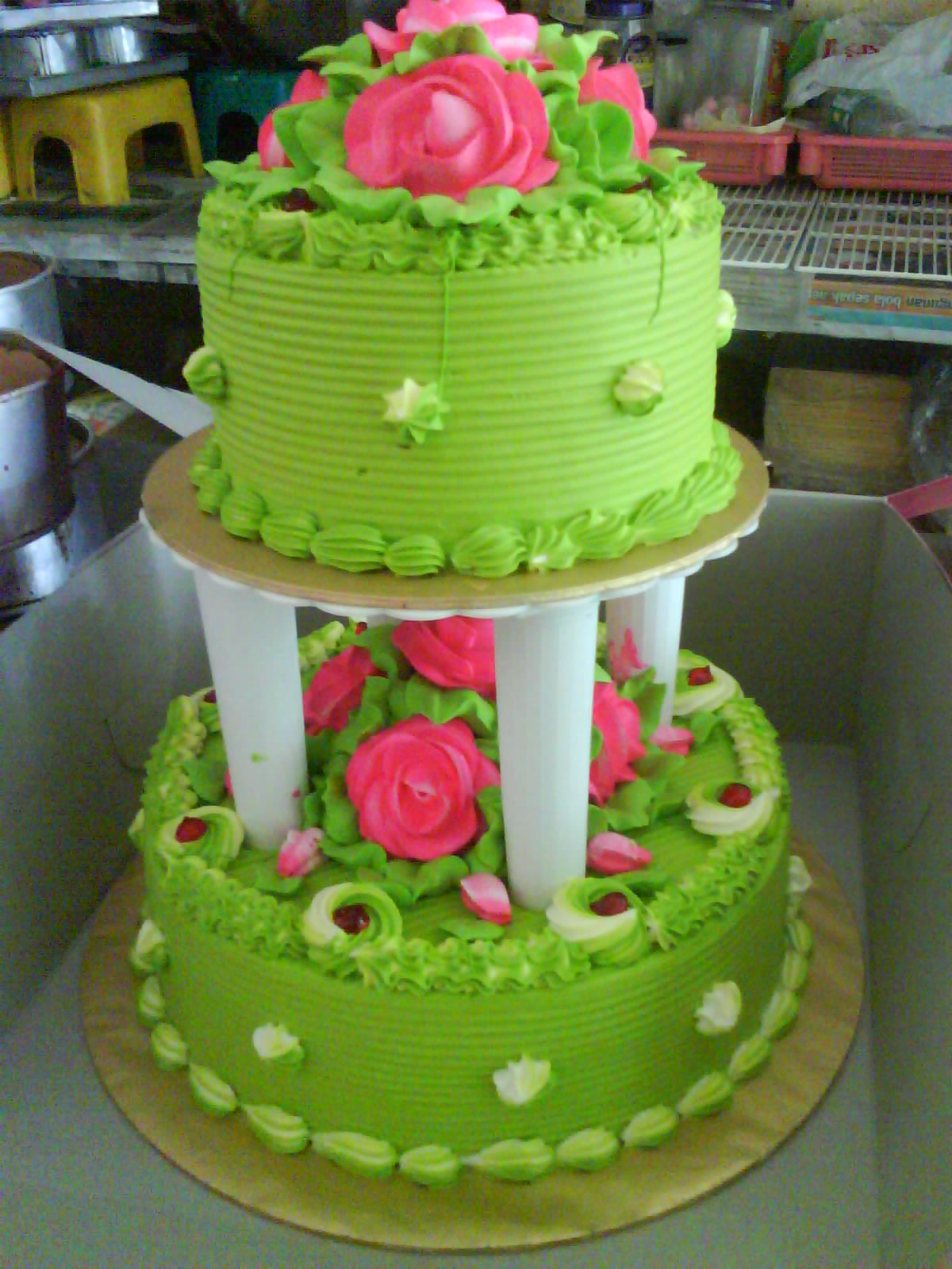 cOklat lUv: Kek Tingkat untuk Majlis Perkahwinan