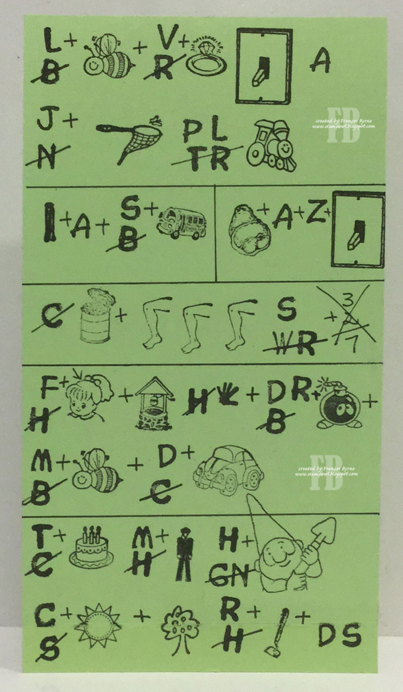 StampOwl's Studio: Rebus - Songs by John Denver