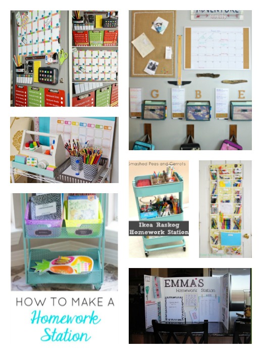 Homework Station Ideas - Building Our Story