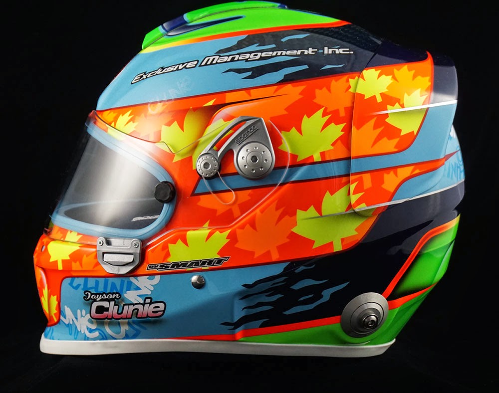 Racing Helmets Garage: Sparco WTX-9 J.Clunie 2015 by Smart Race Paint