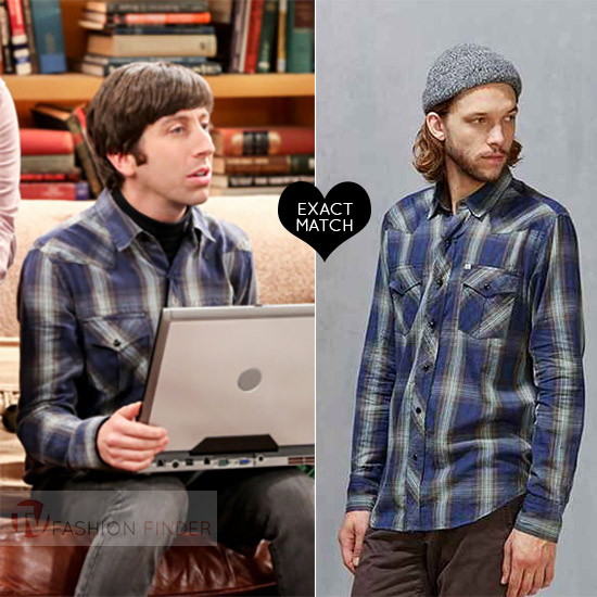 Howard Wolowitz in blue plaid shirt on The Big Bang Theory season 11 ...