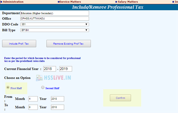 How to Process Professional Tax in SPARK