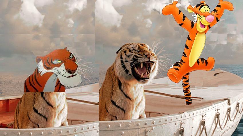 Strange Culture: Shere Khan, Richard Parker & Tigger on a Boat