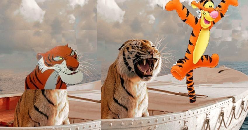 Strange Culture: Shere Khan, Richard Parker & Tigger on a Boat