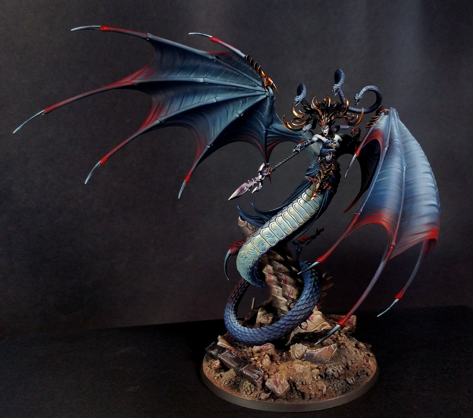 samson minis: Finished! Morathi the Shadow Queen
