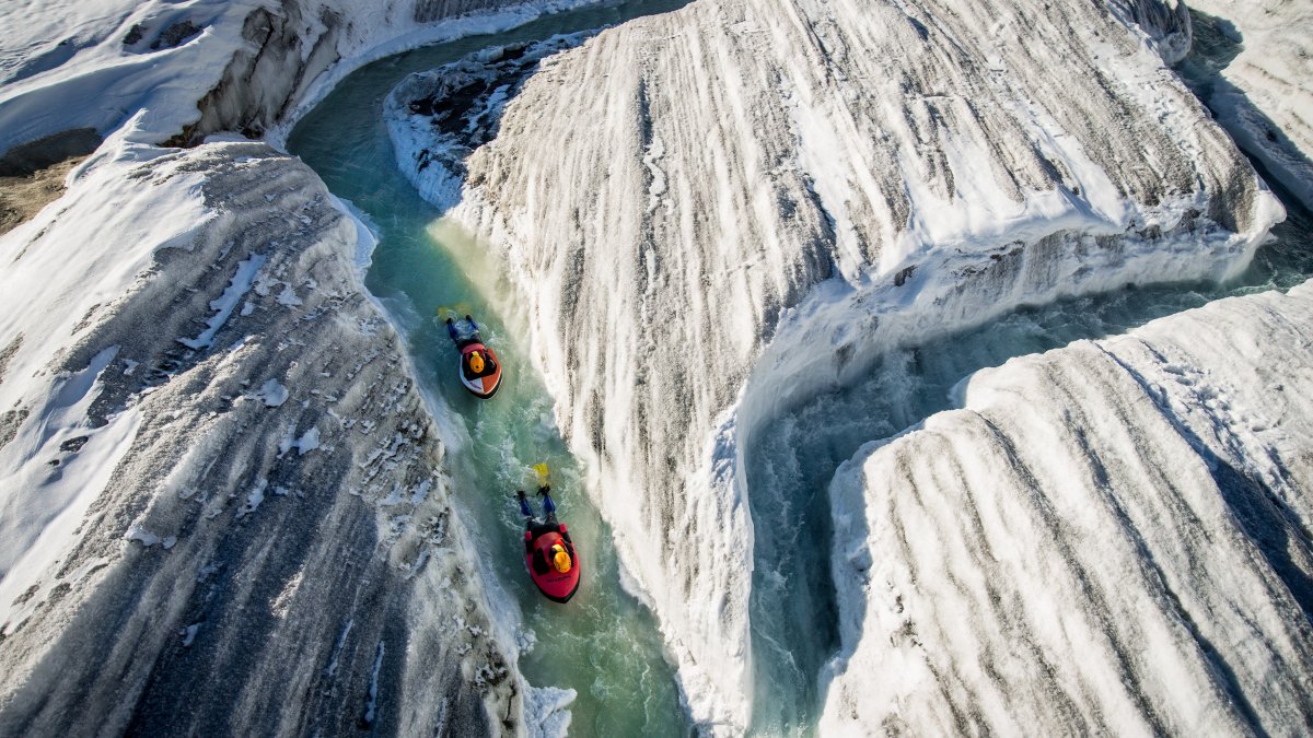 Nag on the Lake: Hydrospeeding on The Aletsch Glacier