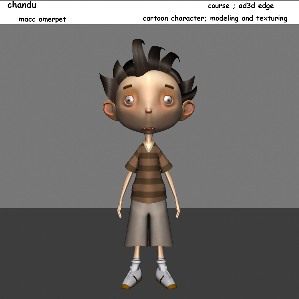 3d modeling and texturing: cartoon modeling and texturing