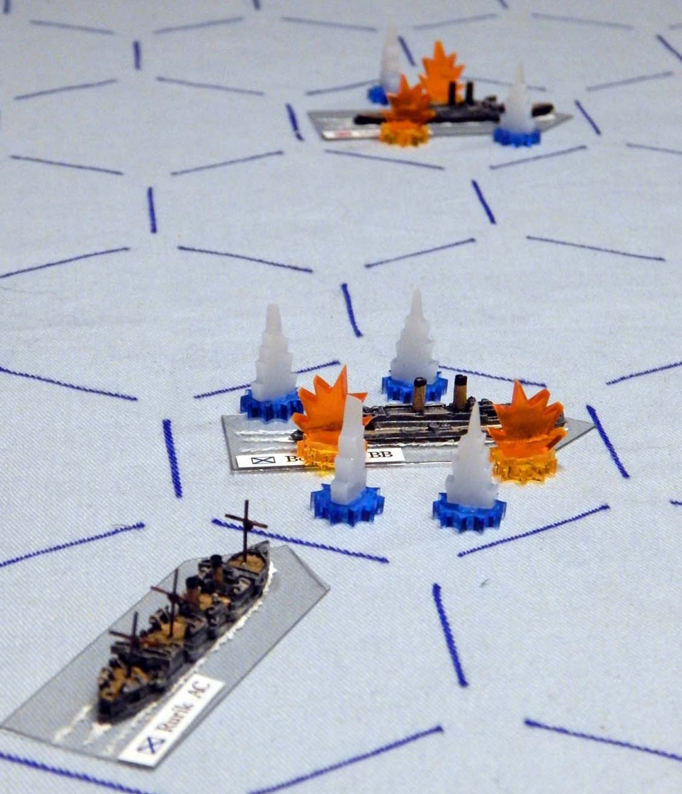 Wargaming Miscellany: Other peoples's Gridded Naval Wargames: Russo ...