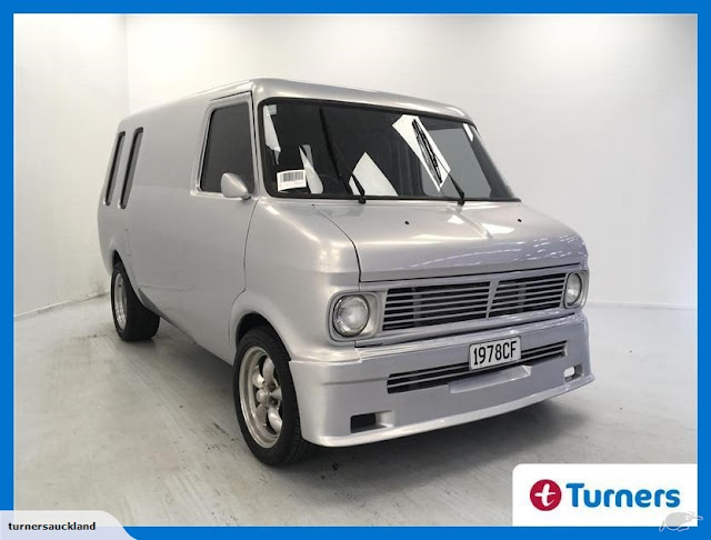 Bedford CF2 Van: For sale: 1978 Customized Bedford CF V8 - New Zealand