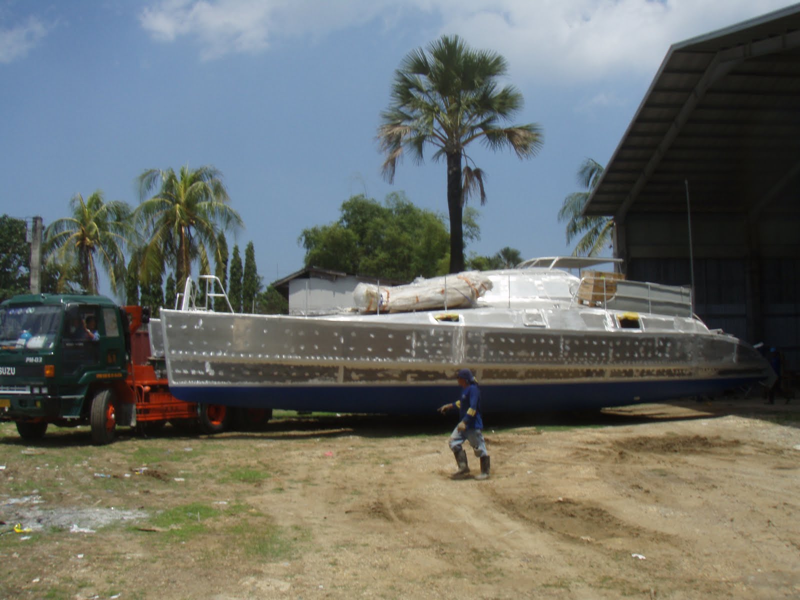 s/v Silver Tern: Silver Tern Launch Day
