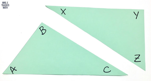 Help Students Visualize Overlapping Triangles | Mrs. E Teaches Math