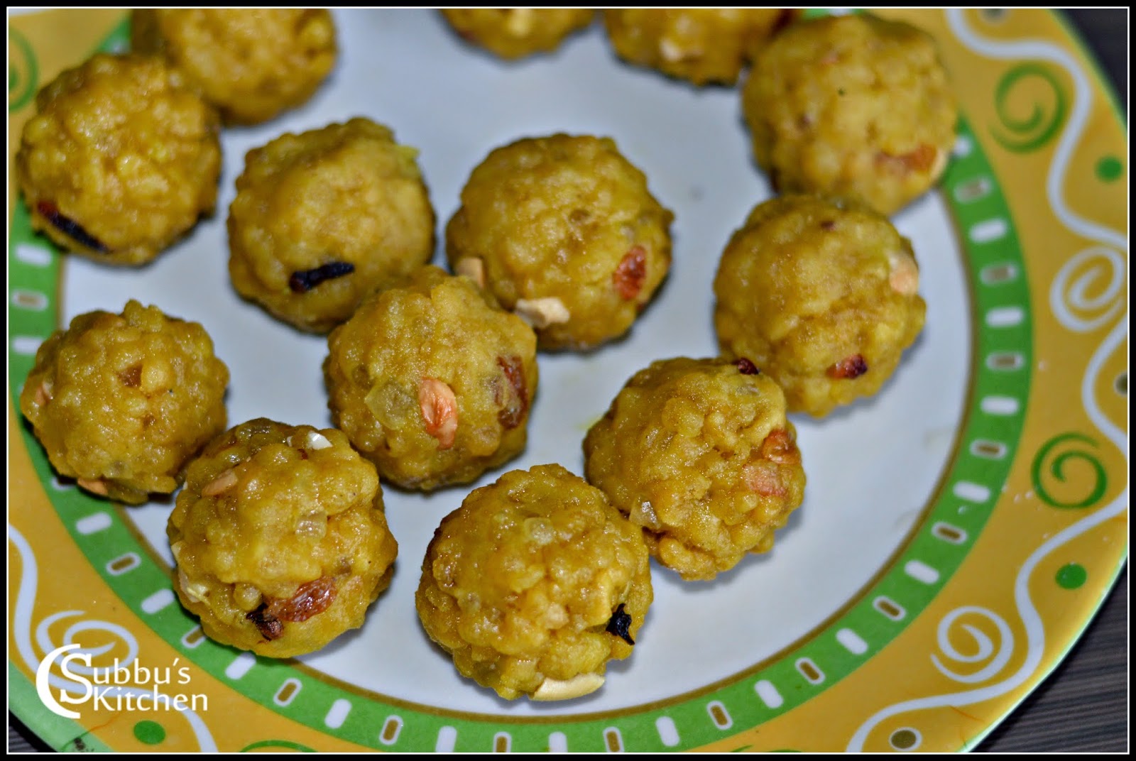Laddu Recipe | Boondi Ladoo Recipe - Subbus Kitchen