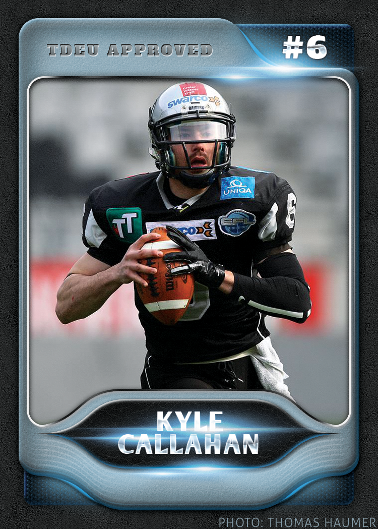 Hall Of Fame: Kyle Callahan, QB | Touchdown Europe