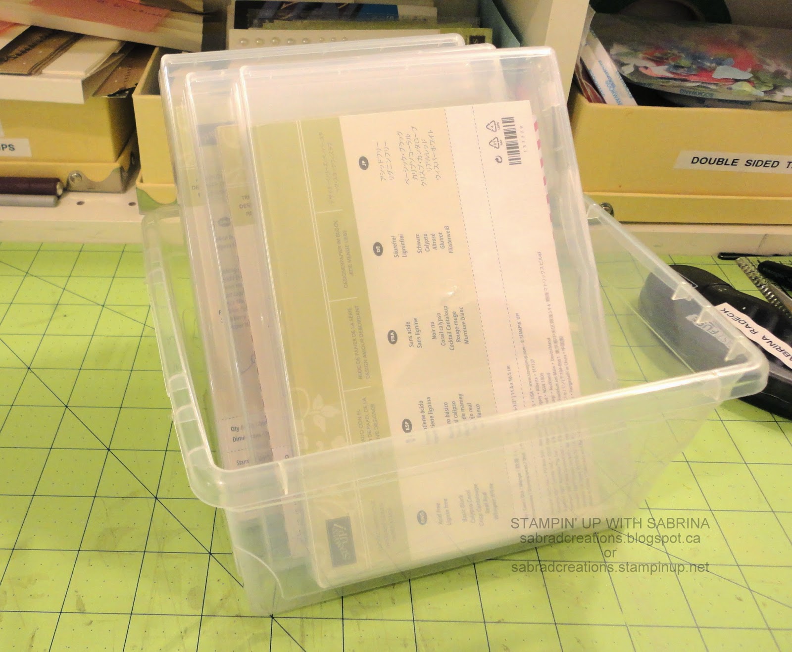 Stamp & Create With Sabrina: Stampin' Up Stamp Cases For Storage ...