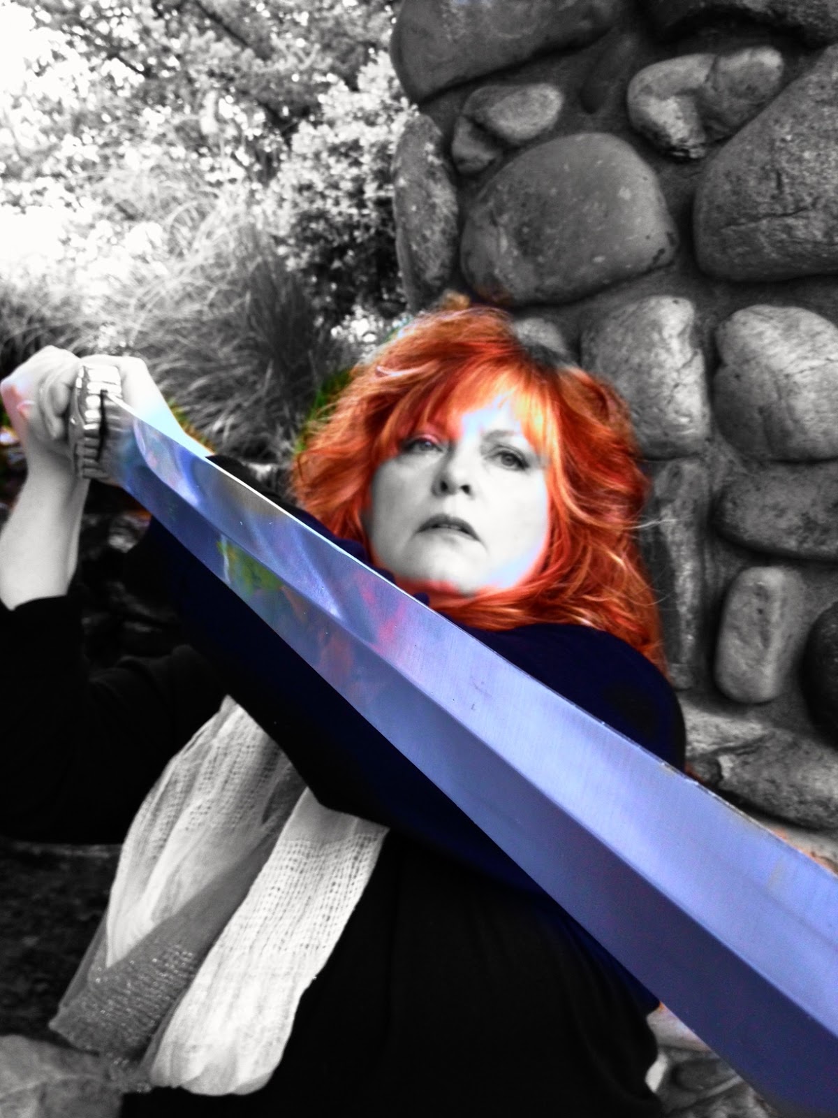 The Blog That Time Forgot: Red-Headed Comic Woman With A Sword Writes ...