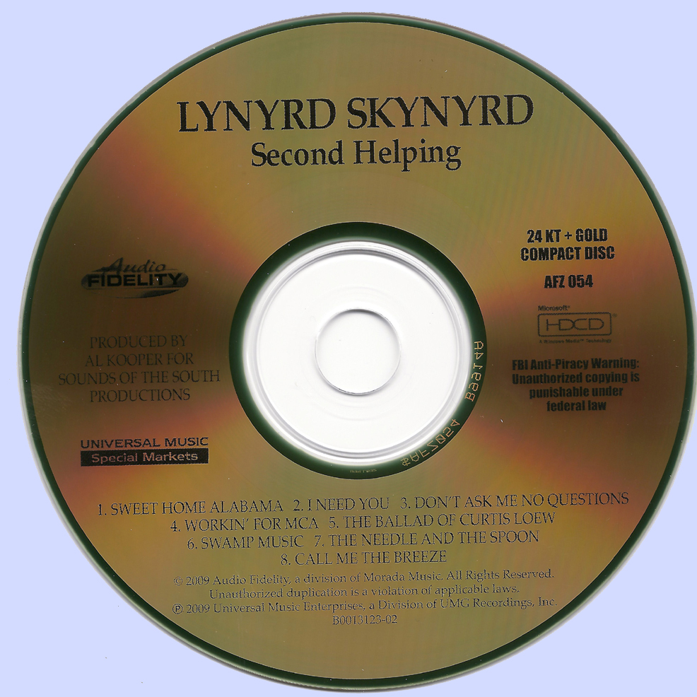 Lynyrd Skynyrd Second Helping Album Cover