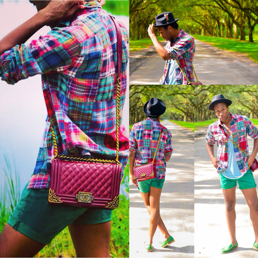 Men with handbags: Men Carrying Chanel Boy Bag