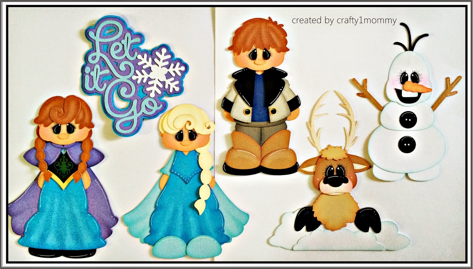 Designs by Crafty1mommy: Disney Frozen Layout