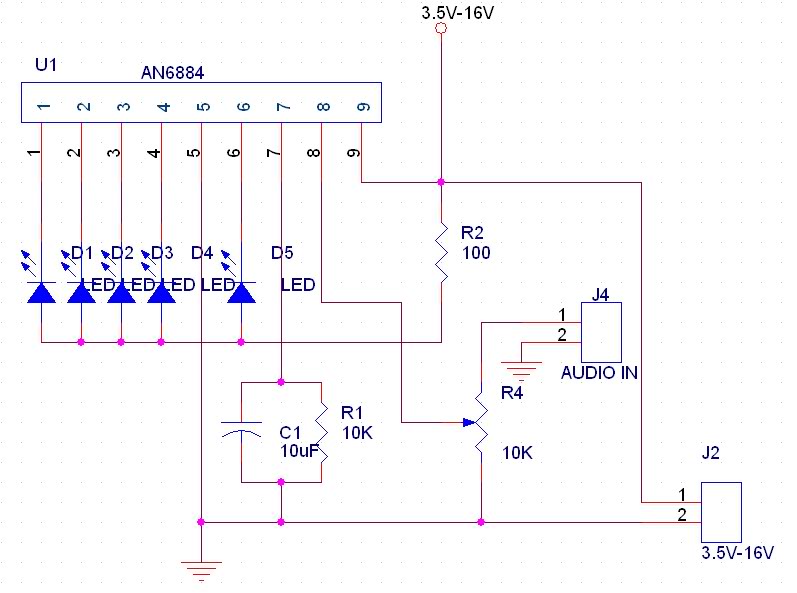 Mạch led nháy theo nhạc dùng AT89C52 + AN6884 ~ Tải Nhanh - Dowload Tốc ...