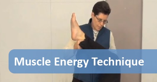 PHYSIOTHERAPY WHERE YOU CAN FEEL THE CHANGE: Muscle Energy Technique