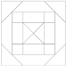 Imaginesque: Quilt Block 12: Pattern and Template