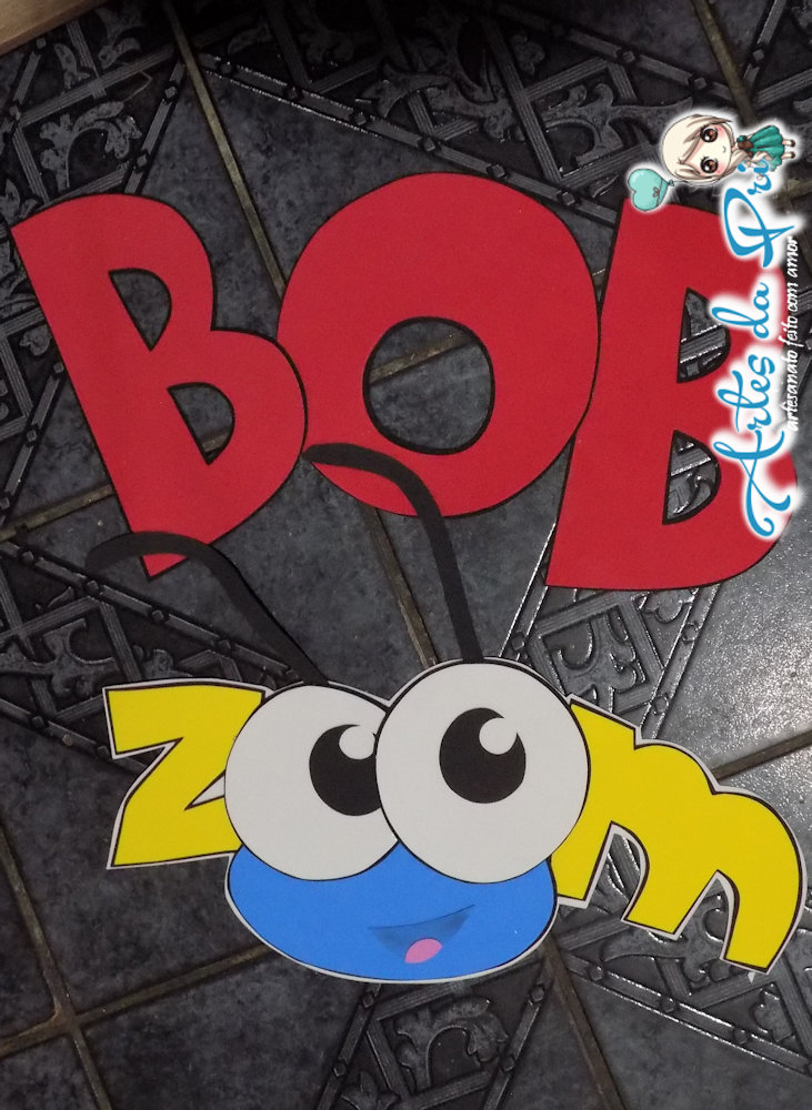 Artes da Pri: Painel Bob Zoom em eva