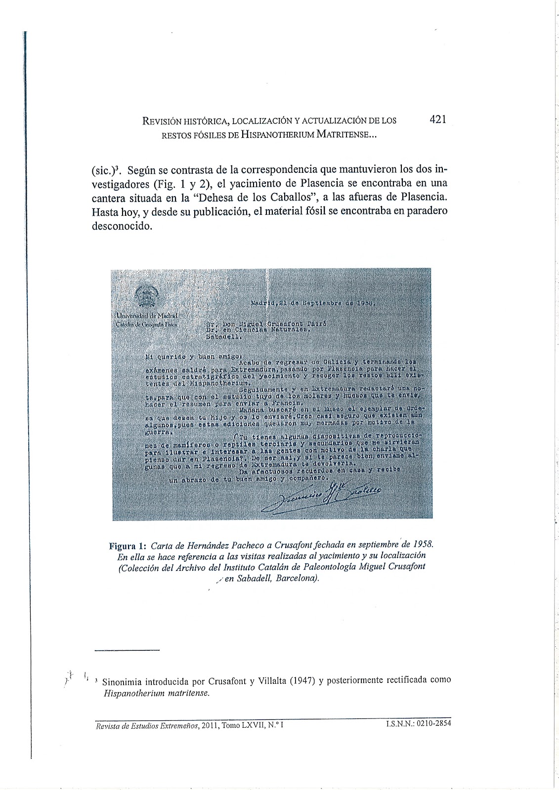 GEOLOGÍAS DE EXTREMADURA: "Revisión histórica, localización y ...
